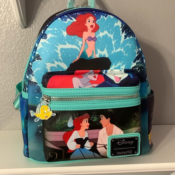 Loungefly | Bags | Loungefly Arielle Backpack | Poshmark